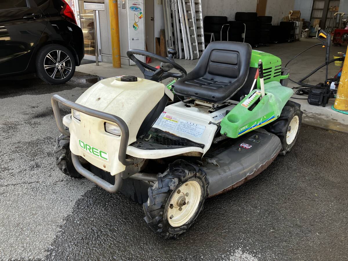 長野発 輸出等 セル始動 可動品 株 オーレック 乗用草刈機 / ロータリモーア 型式:RM98 最大21.0HP 格安 売切(建設機械、重機 ...