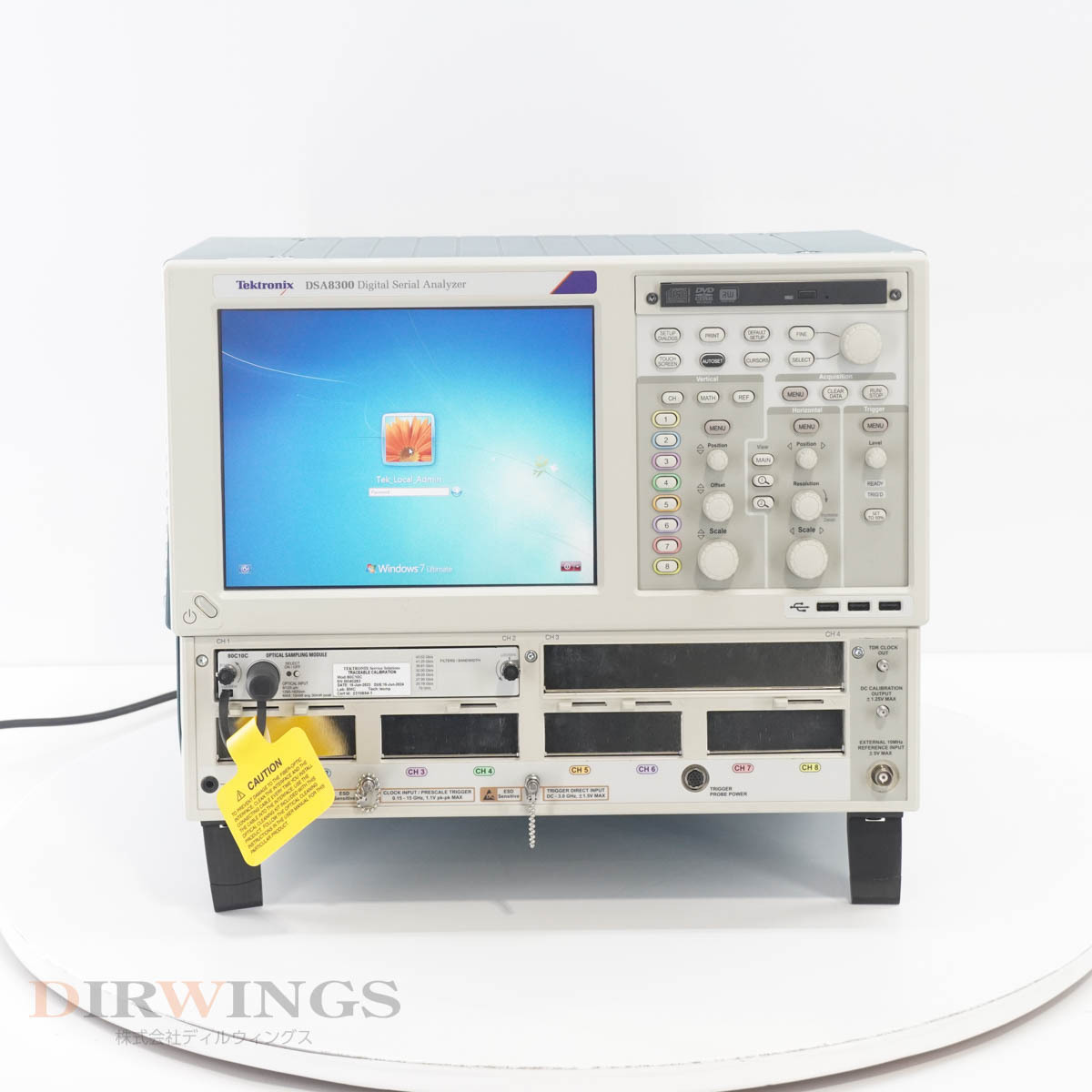 DW 8日保証 06/2023CAL DSA8300 Tektronix Digital Serial Analyzer STD 80C10C ...