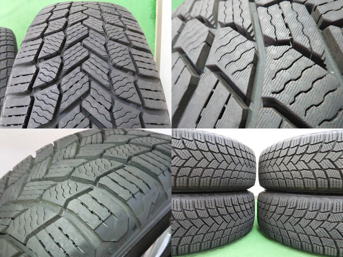 4本 日産 純正 セレナに 15インチ 5.5J +45 5H 114.3 スタッドレス ミシュラン X-ICE SNOW 2023年 195/65R15 e-Power C27 C26 ...