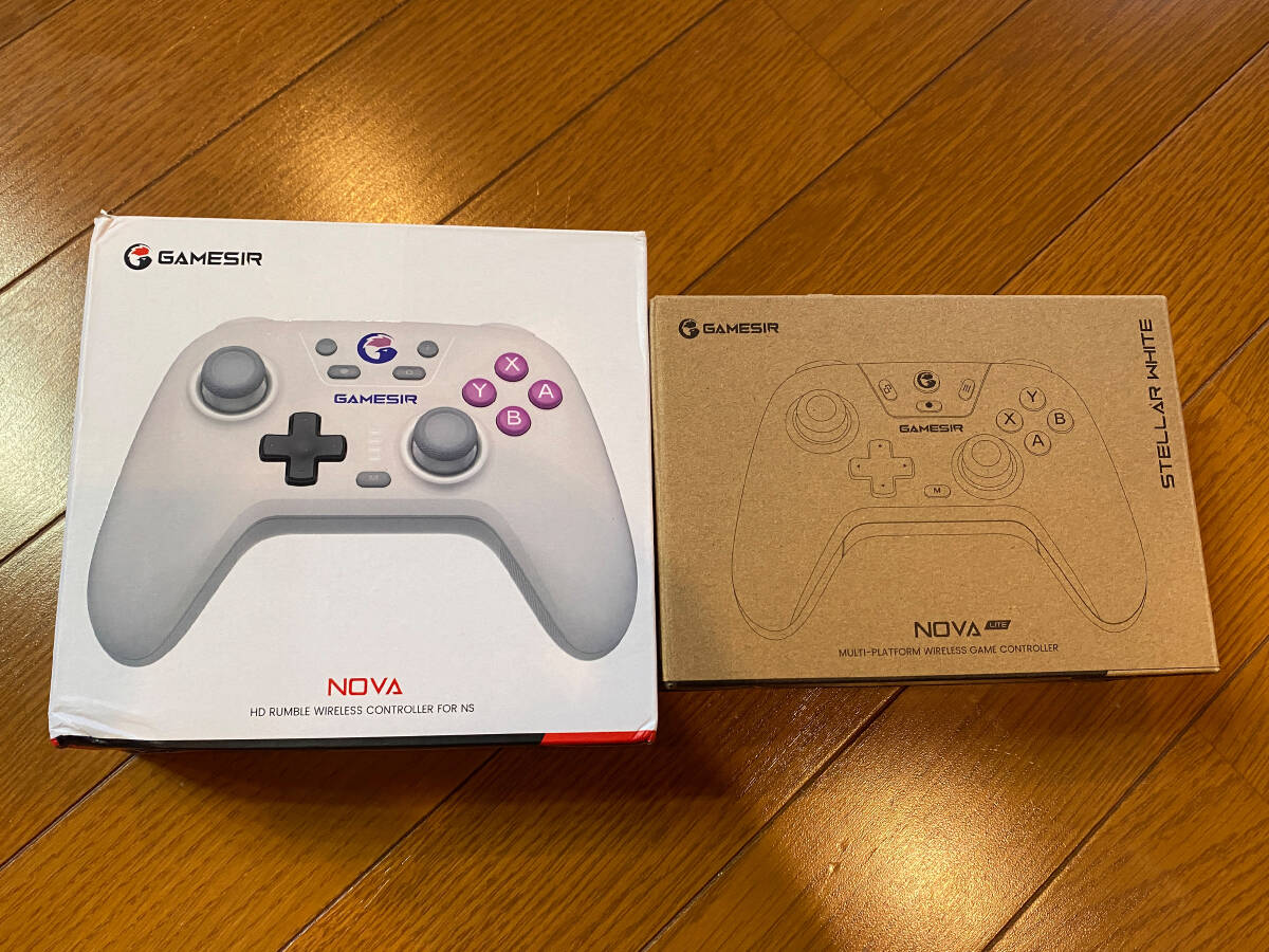 ほぼ GameSir NovaとNova Liteのワイヤレスコントローラーのセット Switch/PC/Steam/IOS/Android(ニンテンドースイッチアクセサリー)｜売買された ...