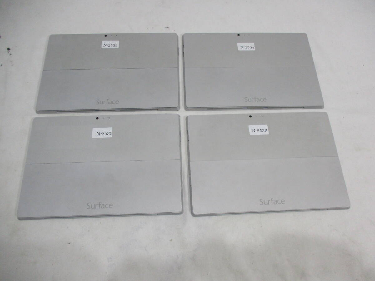 4台セット Microsoft Surface Pro 3 Model:1631 Core i3-4020Y 1.50GHz/メモリ4GB ...