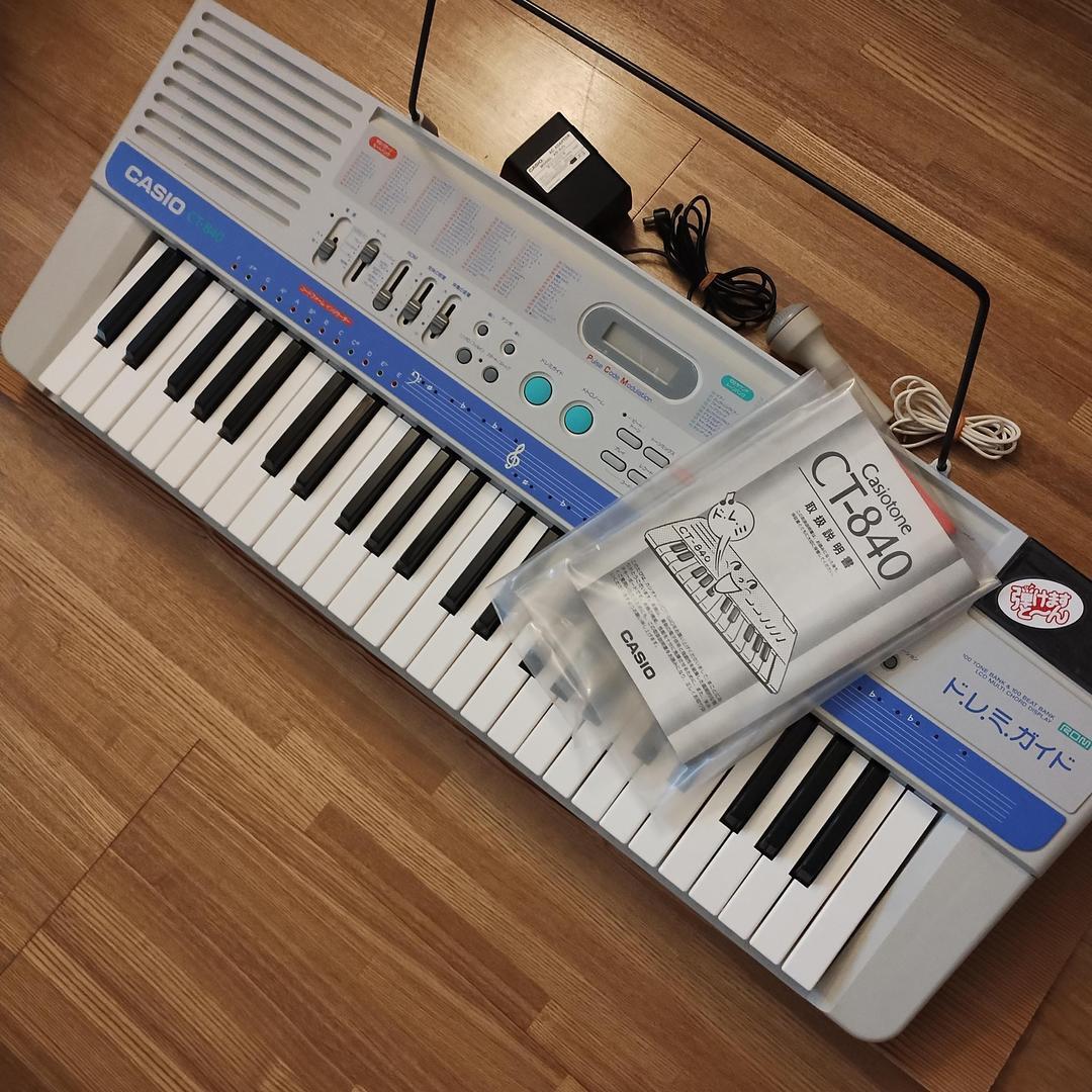 電子キーボード CASIO /CT-840(カシオ)｜売買されたオークション情報、yahooの商品情報をアーカイブ公開 - オークファン ...