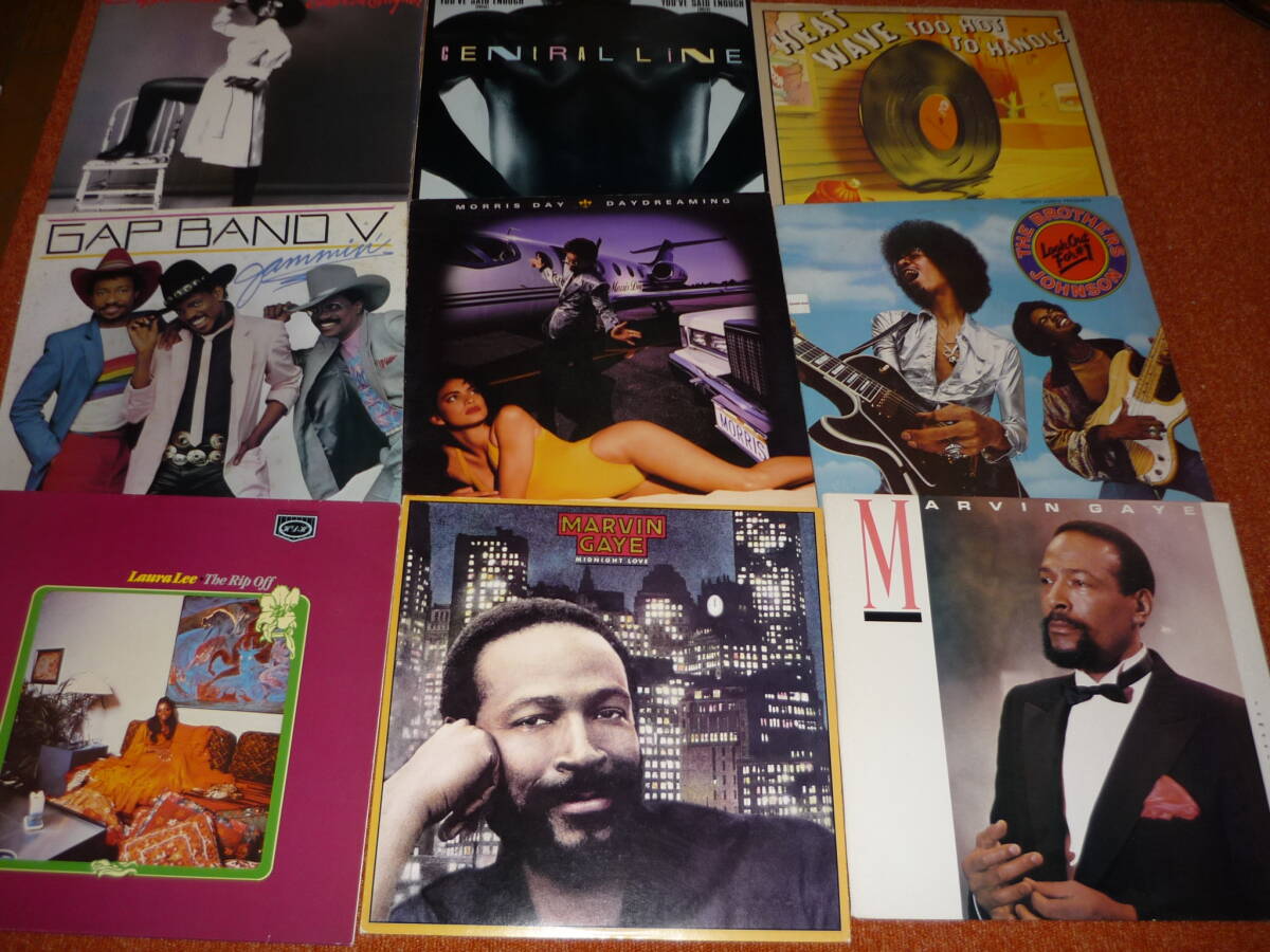 SOUL FUNK R&B 44枚セット / Marvin Gaye/Gap Band/LTD/Brothers Johnson/Laura ...