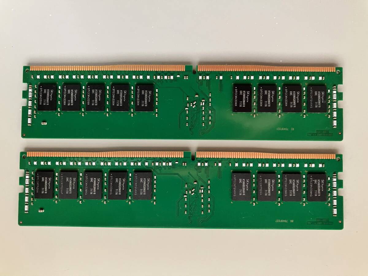 wd14 288pin DDR4 19200 PC4-2400T-RE1 16GB Registered hynix 2枚 合計32GB ...