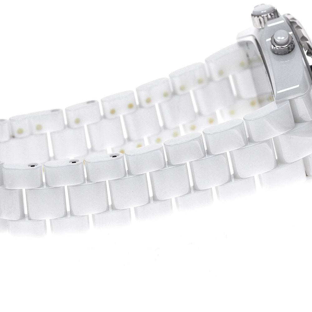 シャネル CHANEL H2009 J12 白セラミック 9Pダイヤ クロノグラフ 自動巻き メンズ 保証書付き_846891(J12)｜売買 ...