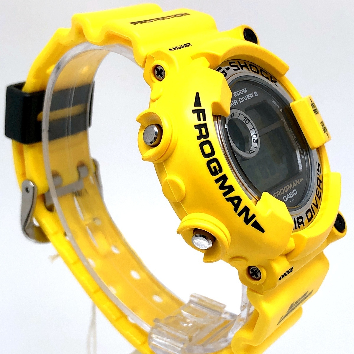 難あり DW-8250Y-9T FROGMAN MEN IN YELLOW フロッグマン メンインイエロー 潜水蛙EL 1998年3月発売 ...