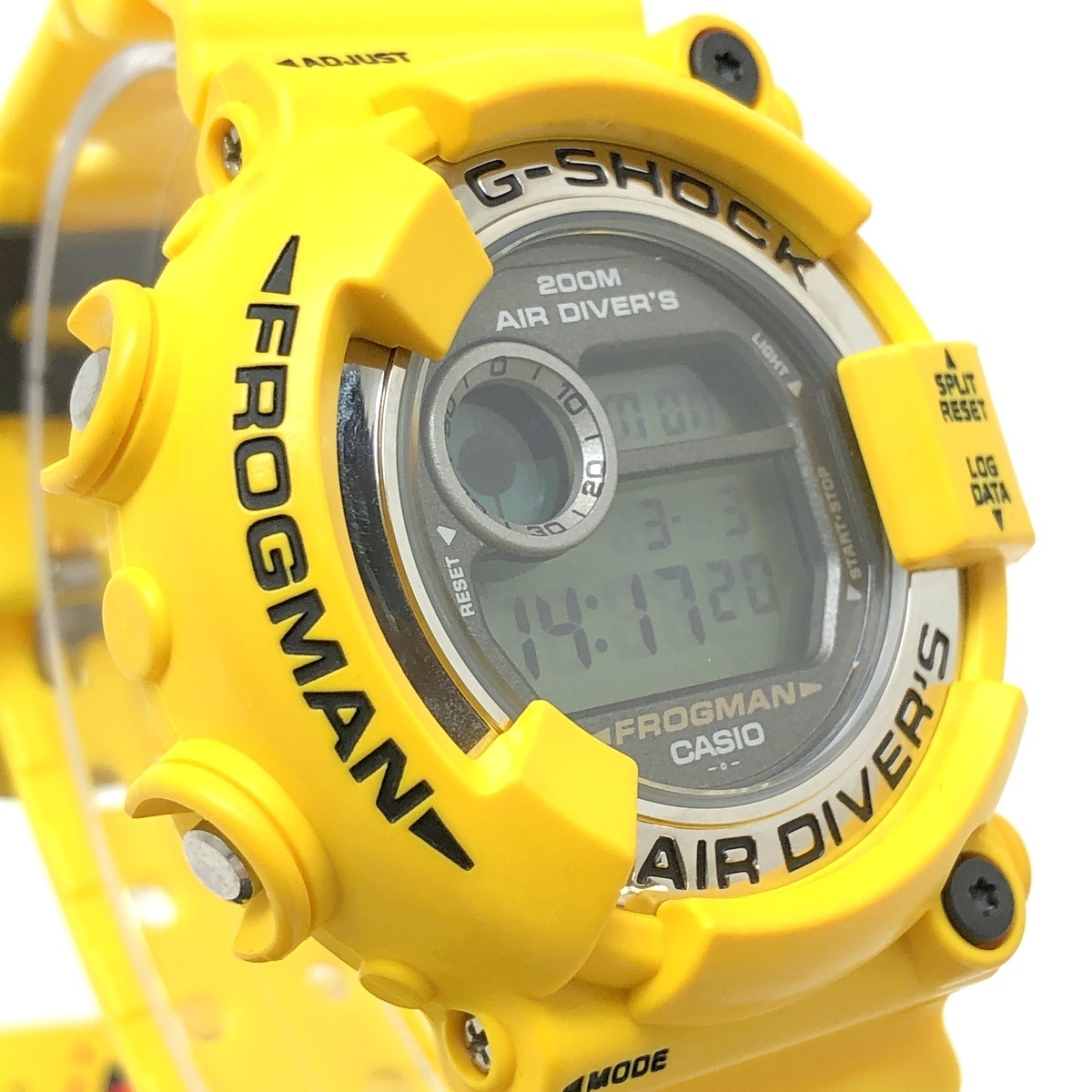 難あり DW-8250Y-9T FROGMAN MEN IN YELLOW フロッグマン メンインイエロー 潜水蛙EL 1998年3月発売 ...