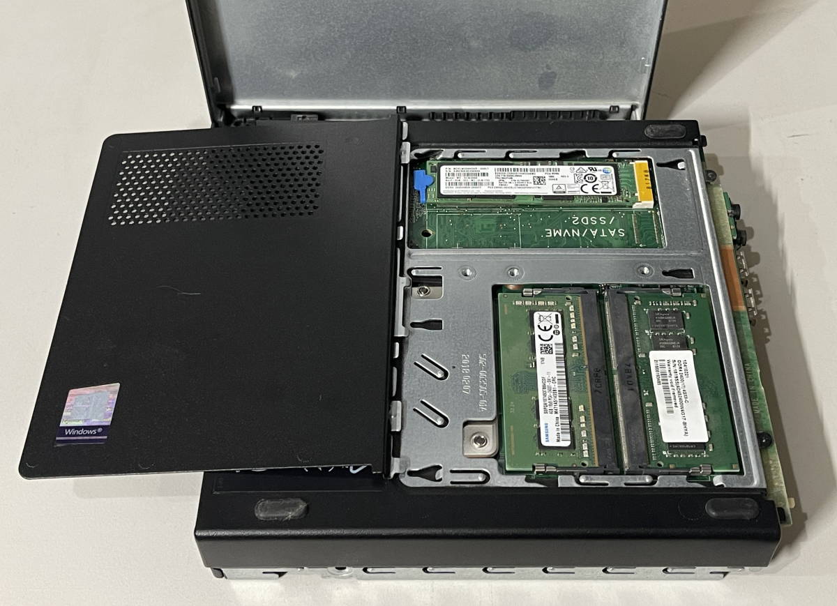9台有 レノボ ThinkCentre M710q Tiny Core i3 7100T 3.4GHz/8GB/SSD256GB ...