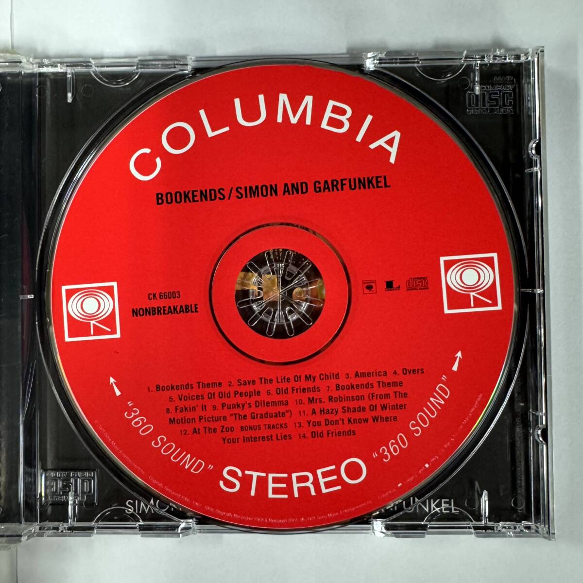 CD Bookends / Simon & Garfunkel / CK 66003 / Columbia / 2001 / Remaster ...