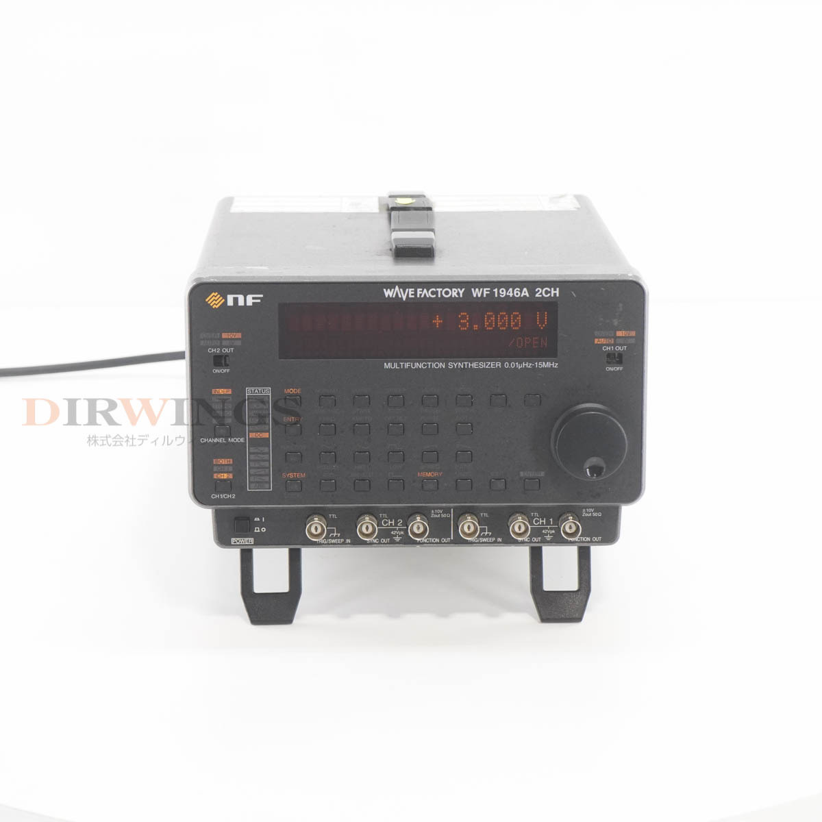 DW 8日保証 WF1946A WAVE FACTORY NF MULTIFUNCTION SYNTHESIZER 2CH 0.01μHz ...