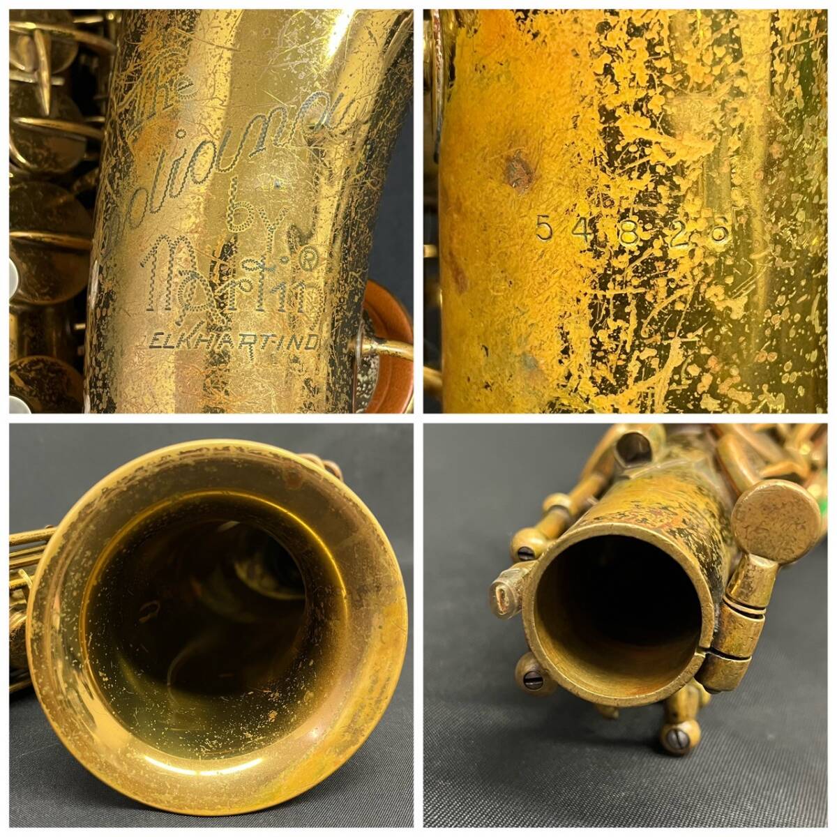 BDd176I 120 1925年製 VINTAGE The Martin ELKHART IND シリアル 54826 マーチン アルト ...