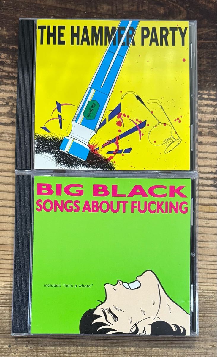 CD 2枚セット BIG BLACK スティーヴ アルビニ Steve Albini 名盤 SONGS ABOUT FUCKING 初期EP集 HAMMER PARTY 検 SHELLAC ...
