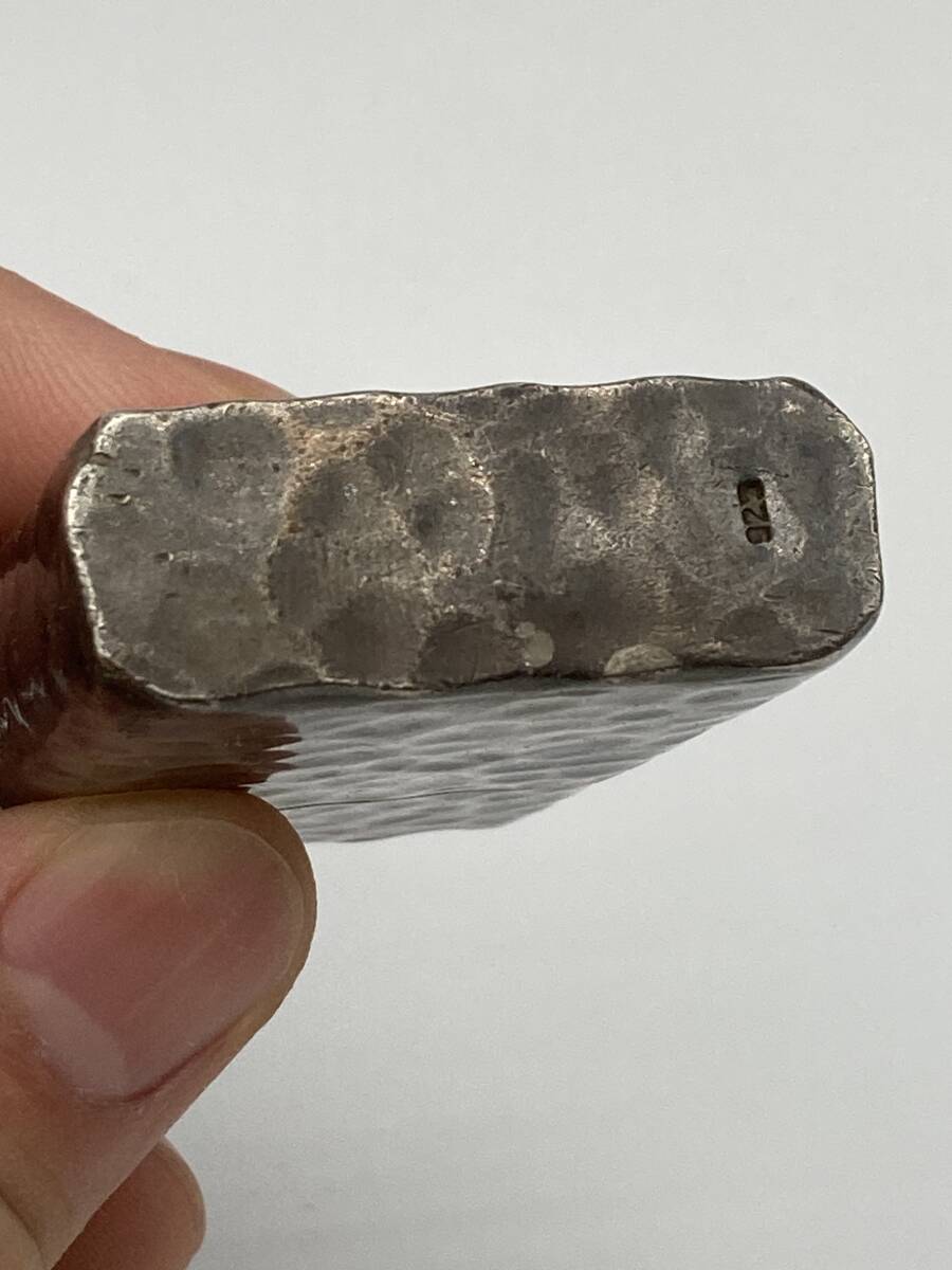 9760 925純銀 オイルライター 純銀部分89g 底面925刻印 発火確認済 シルバー 古い 古美術 レトロ(オイルライター)｜売買された ...