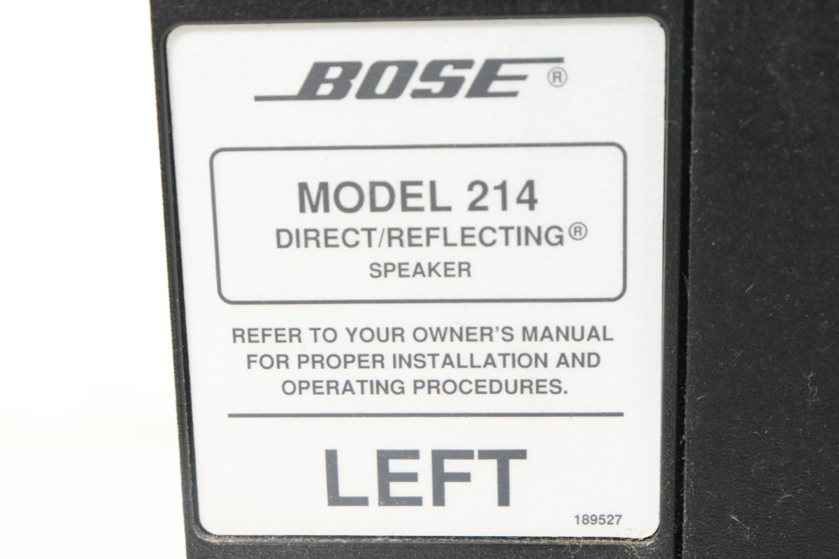 BOSE model 214 ボーズ スピーカー ペア オーディオ機器 スピーカーセット 2way 小型システム 音楽 音響機器_HJP ...