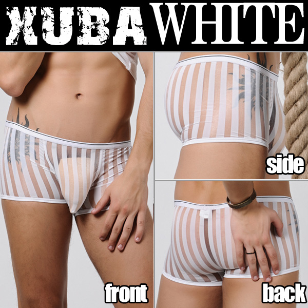 XUBA ボクサーパンツi037-WH-L ローライズメンズ シースルー(Lサイズ)｜売買されたオークション情報、yahooの商品情報をアーカイブ公開 - オークファン（aucfan.com）