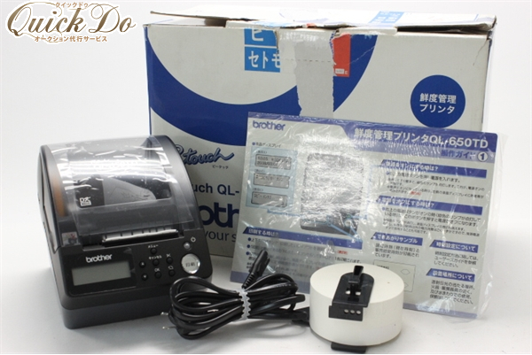 brother 感熱プリンタ P-touch QL-650TD グレー(ラベル用品)｜売買されたオークション情報、yahooの商品情報を ...