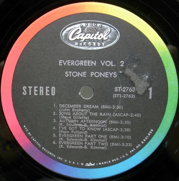 美盤 USオリジ THE STONE PONEYS Evergreen / Linda Ronstadt(その他)｜売買されたオークション情報 ...