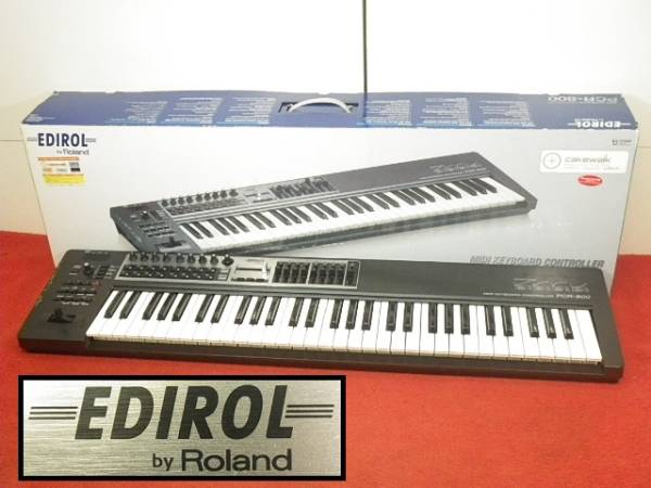 〓Roland/EDIROL MIDIキーボード 61鍵 PCR-800 取説付きε(MIDIキーボード、コントローラー)｜売買された ...