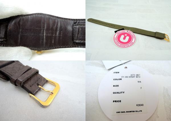 UCS RESONATE GOODENOUGH 5周年記念 腕時計 宇野薫(3針＋カレンダー)｜売買されたオークション情報、yahooの商品情報をアーカイブ公開 - オークファン（aucfan ...