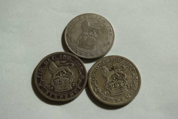 3枚 50%シルバー 1925年 イギリス ジョージV王 6ペンス 銀貨 Yahoo かんたん決済(ヨーロッパ)｜売買されたオークション情報、yahooの商品情報をアーカイブ公開 ...