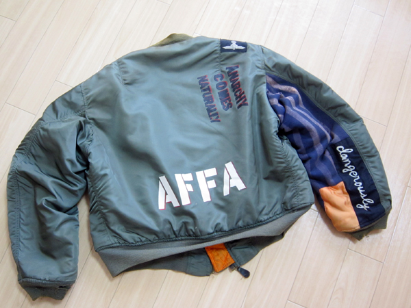 AFFA ビンテージMA－1(ジャンパー、ブルゾン)｜売買されたオークション情報、yahooの商品情報をアーカイブ公開 - オークファン ...