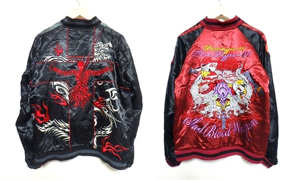 限定 雅結 x 錦 エヴァンゲリオン スカジャン size L(Lサイズ)｜売買されたオークション情報、yahooの商品情報をアーカイブ公開 - オークファン（aucfan.com）