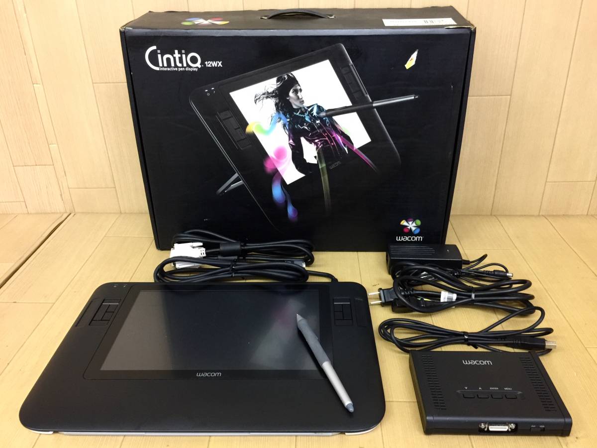 01-D598M Wacom 液晶ペンタブレット Cintiq 12WX DTZ-1200W 現状品(タブレット)｜売買されたオークション情報 ...