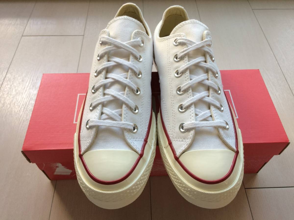 Converse CT70 Low First String Chuck Taylor hi ct70 Ox 白 1970 三ッ星 27 ...