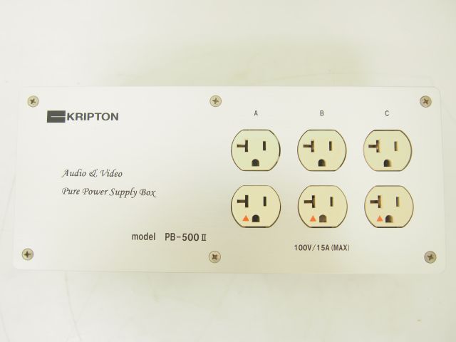 KRIPTON クリプトン PB-500Ⅱ オーディオ用電源タップ 4F50C-3(その他)｜売買されたオークション情報、yahooの商品情報をアーカイブ公開 - オークファン（aucfan.com）