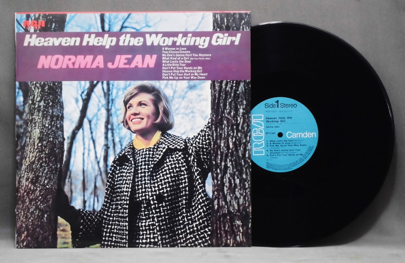 LP ペラジャケ NORMA JEAN / Heaven Help the Working Girl ノーマ ジーン / ほんのちょっぴり ...
