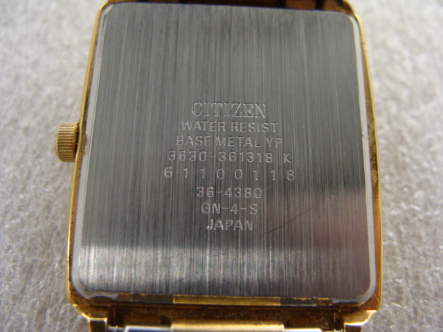 ES-9386 CITIZEN シチズン クォーツ 3630-361318 腕時計 1点(シチズン)｜売買されたオークション情報、yahooの ...