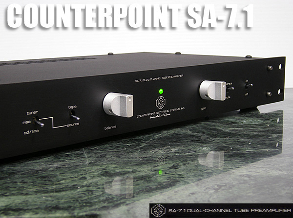 カウンターポイント COUNTERPOINT SA-7.1 真空管プリアンプ(本体)｜売買されたオークション情報、yahooの商品情報を ...
