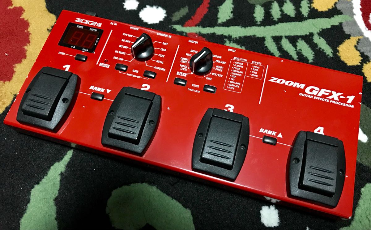 ZOOM GFX-1 エレキギター マルチエフェクター 品 レア(マルチエフェクター)｜売買されたオークション情報、yahooの商品情報を ...