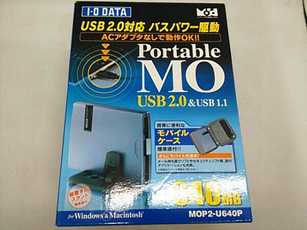 ジャンク I O DATA MOドライブ MOP2-U640P USB外付けMOドライブ アイオーデータ(640MB)｜売買されたオークション ...