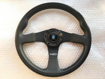 絶版 NARDI ナルディ CHALLENGE チャレンジ ブラック 35 パイ ステアリング ハンドル JZX100 JZA80 R32 ...