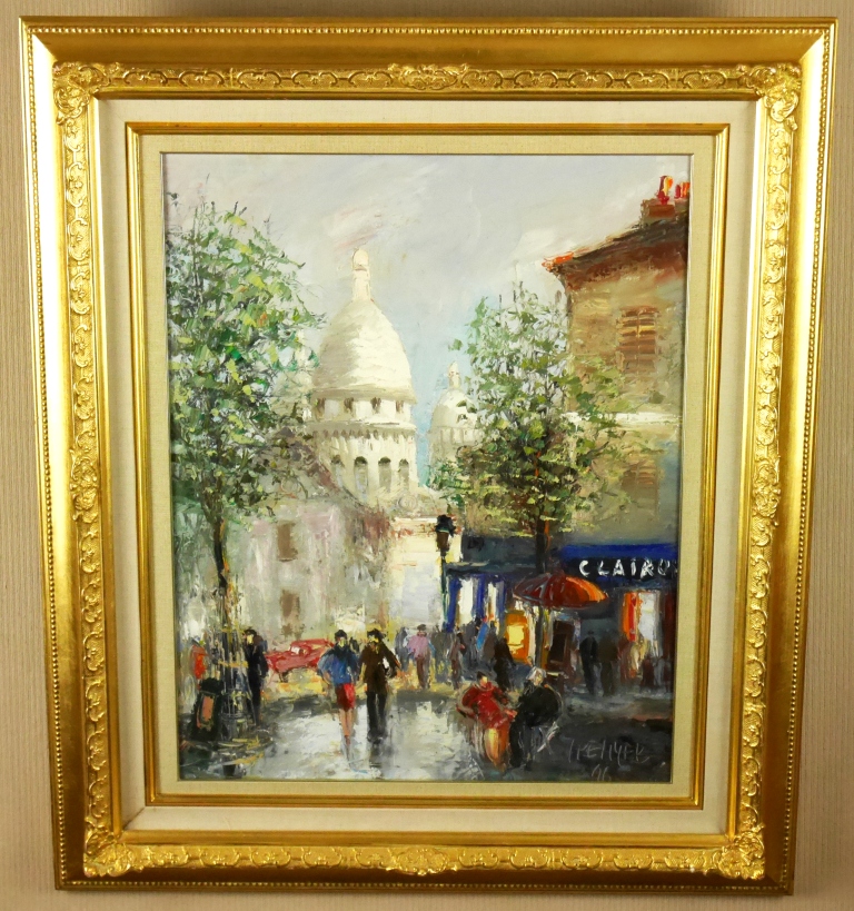 Tony Trencev パリ 1996年 油彩12号 直筆サイン有 雰囲気ある描写 額装(自然、風景画)｜売買されたオークション情報 ...