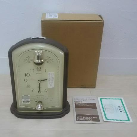 セイコー SEIKO からくり時計 置時計 QM711B クォーツ 定価10000円 アンティーク レトロ 奇跡のデットストック(一般)｜売買 ...