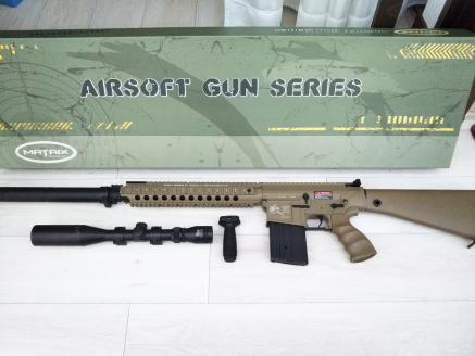 MATRIX KAC SR-25 フルメタル電動ガン TAN オプション おまけします(電動ガン)｜売買されたオークション情報、yahooの商品情報をアーカイブ公開 - オークファン ...