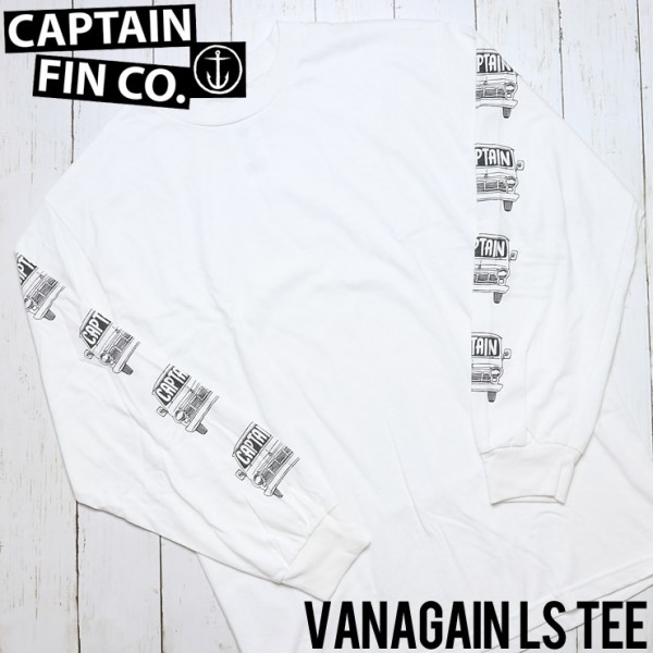 訳あり商品 クリックポスト対応 CAPTAIN FIN キャプテンフィン VANAGAIN LS TEE ロンT CT174318 WHITE ...