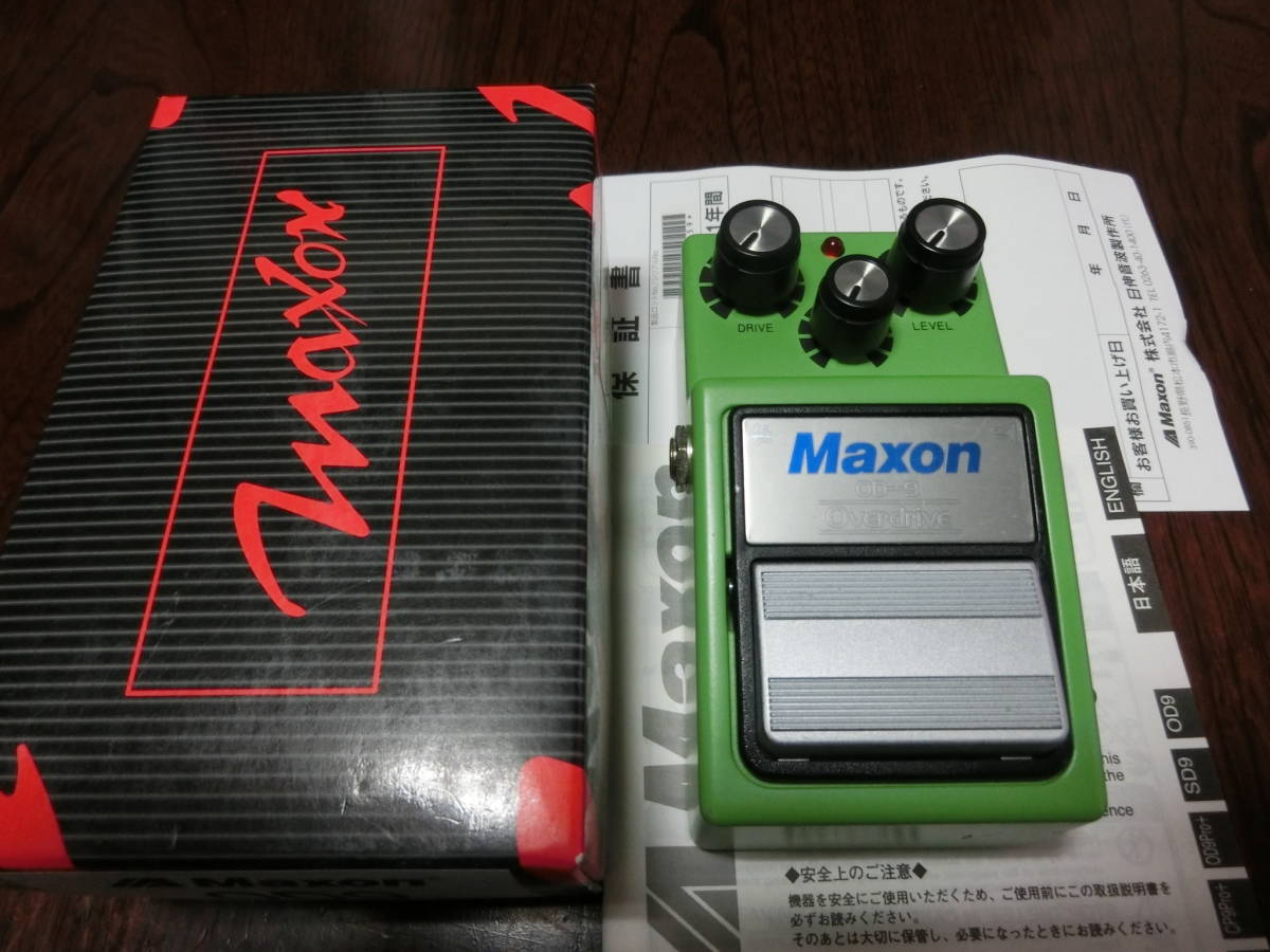 MAXON OD9 Over Drive 検：TS Ibanez トゥルーバイパス TS808 TS9 OD808(オーバードライブ)｜売買さ ...