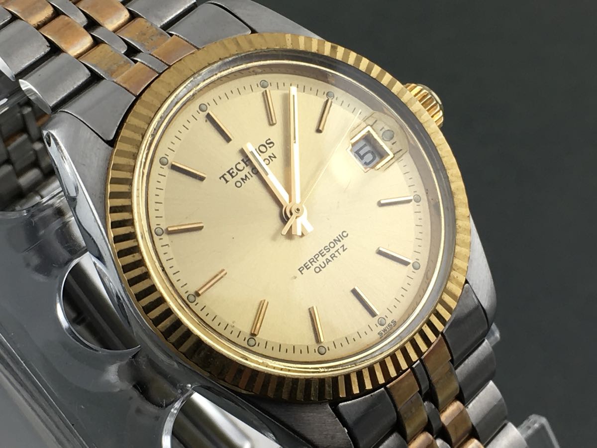 1円 メンズ腕時計 テクノス TECHNOS OMICRON クォーツ 11(3針（時、分、秒）)｜売買されたオークション情報、yahooの商品情報をアーカイブ公開 - オークファン ...