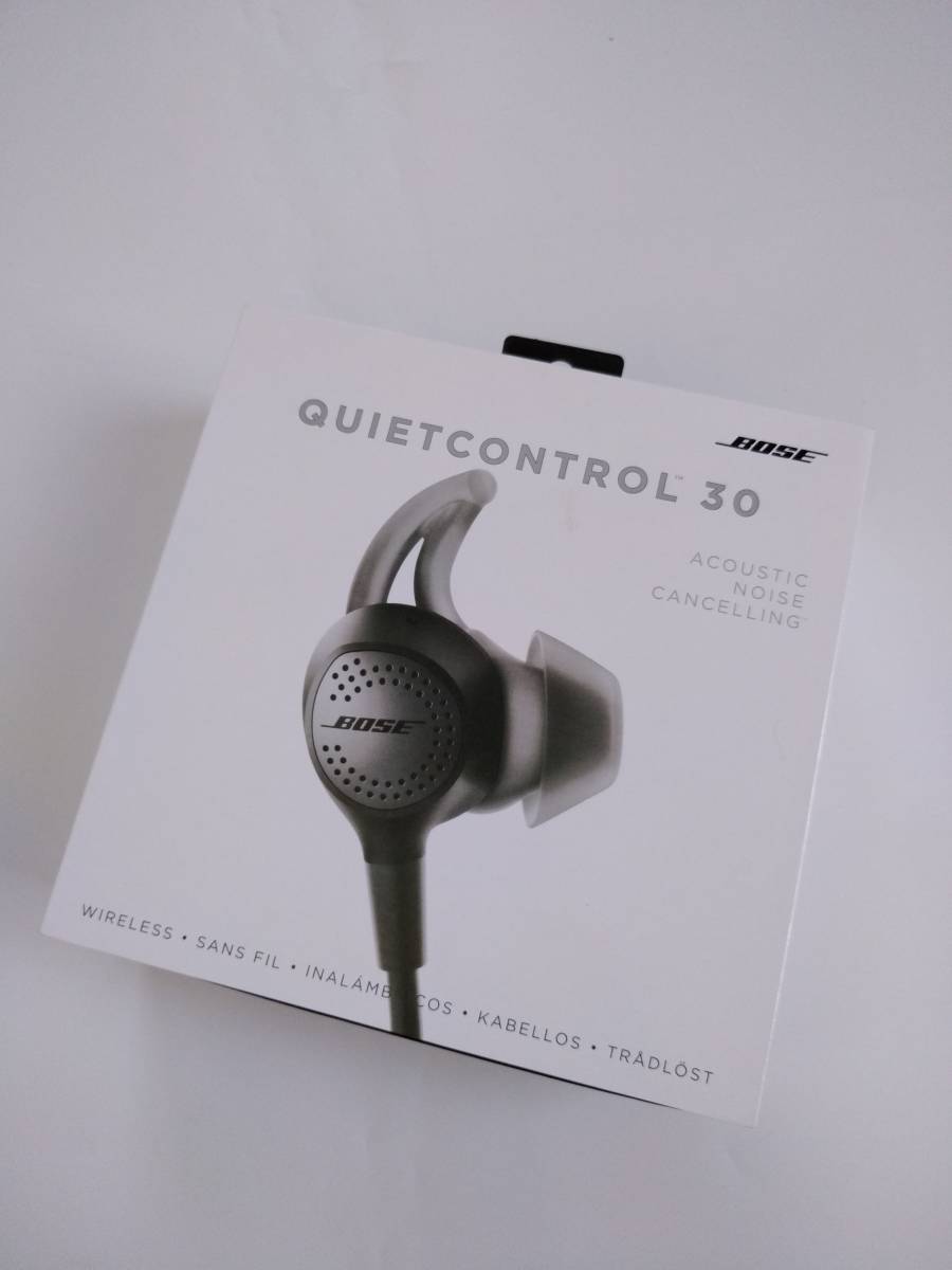 headphones BOSE QuietControl30 wireless イヤホンマイク ノイズキャンセリング Bluetooth ...