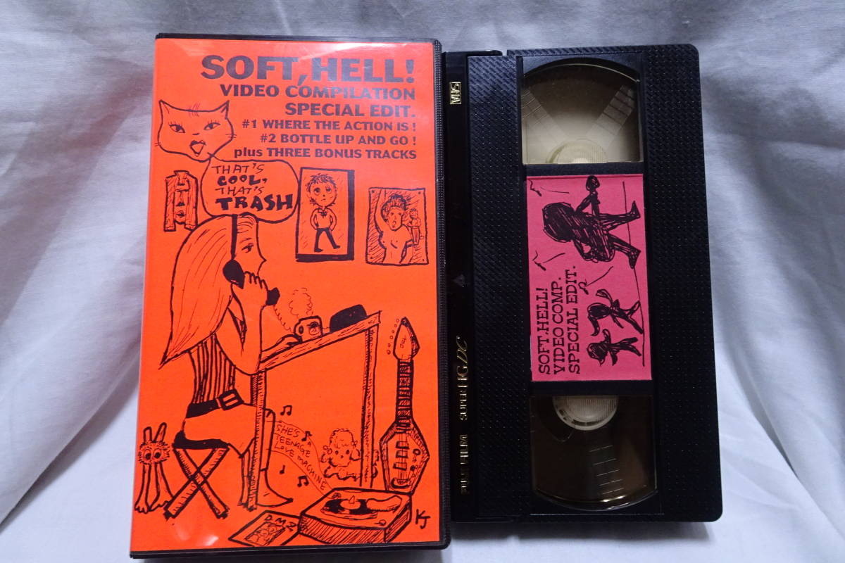 VHS SOFT HELL VIDEO COMPILATION SPECIAL EDIT 日本のガレージパンク 映像 Tweezers 5678's Mad3 Teengenerate 入手 ...
