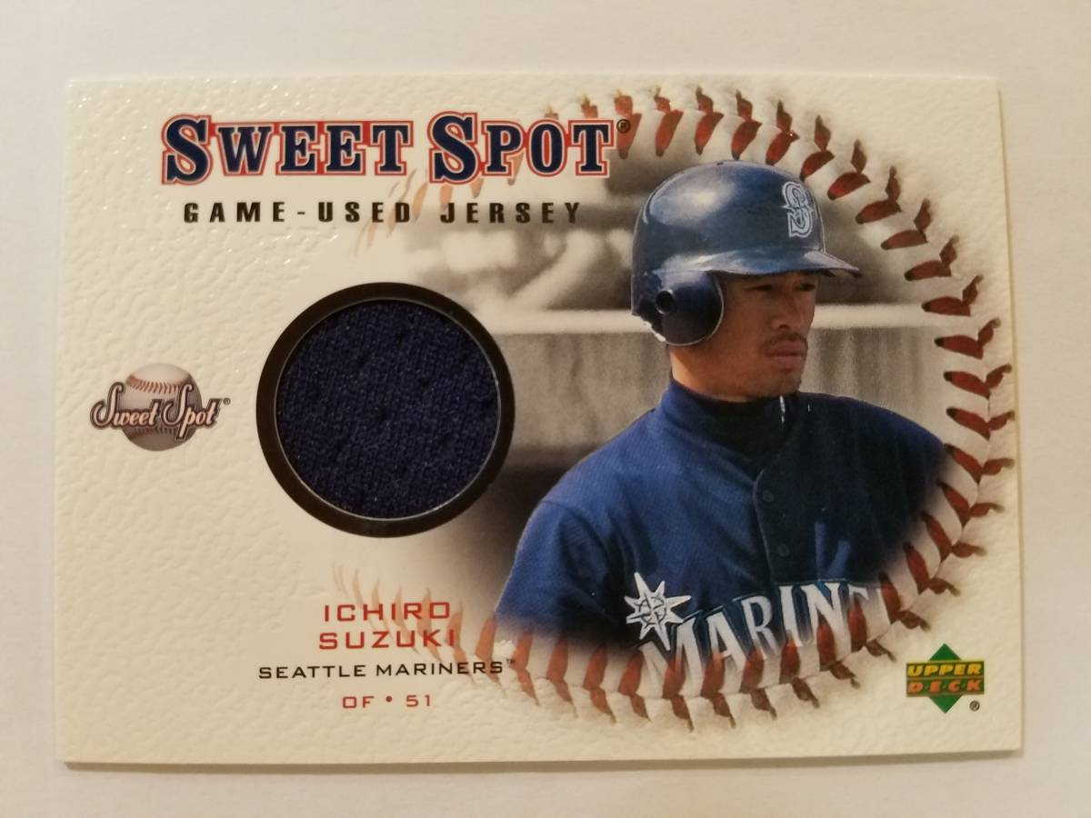 Ichiro イチロー 2001 Upper Deck Sweet Spot Game-Used Relic Jersey ルーキーイヤー ジャージカード(2002年～)｜売買された ...