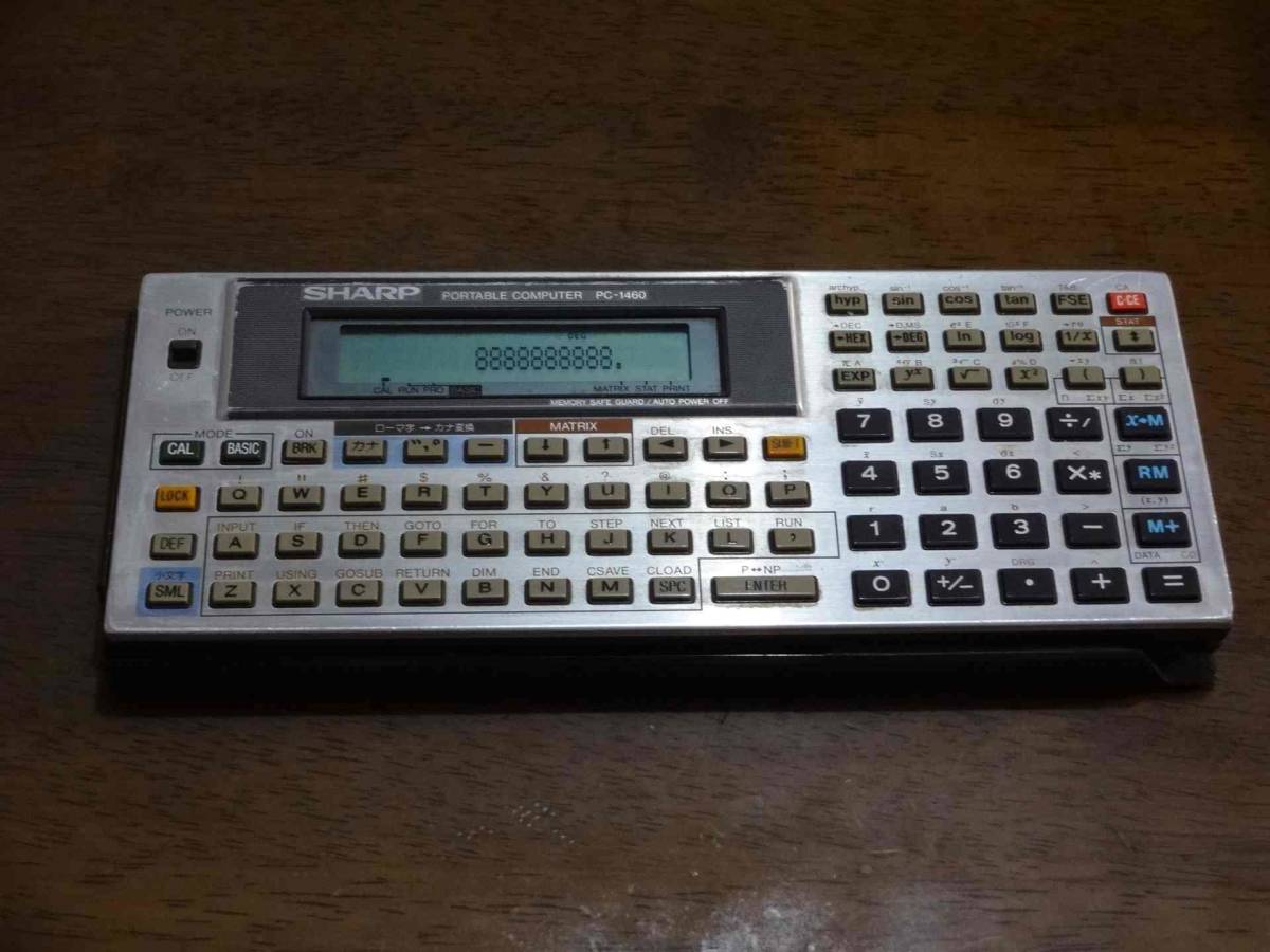 シャープ ポケコン PC-1460 SHARP ポケットコンピュータ(ポケットコンピュータ)｜売買されたオークション情報、yahooの商品情報をアーカイブ公開 - オークファン（aucfan.com）