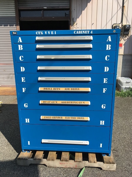 U.S ARMY 米軍放出 STANLEY Vidmar 工具箱 キャビネット 世田谷ベース(設置型)｜売買されたオークション情報、yahoo ...