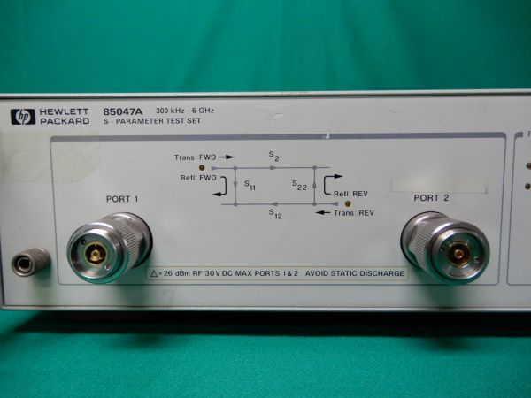HP 85047A 300kHz-6GHz S-PARAMETER TEST SET Agilent(アマチュア無線)｜売買されたオークション ...