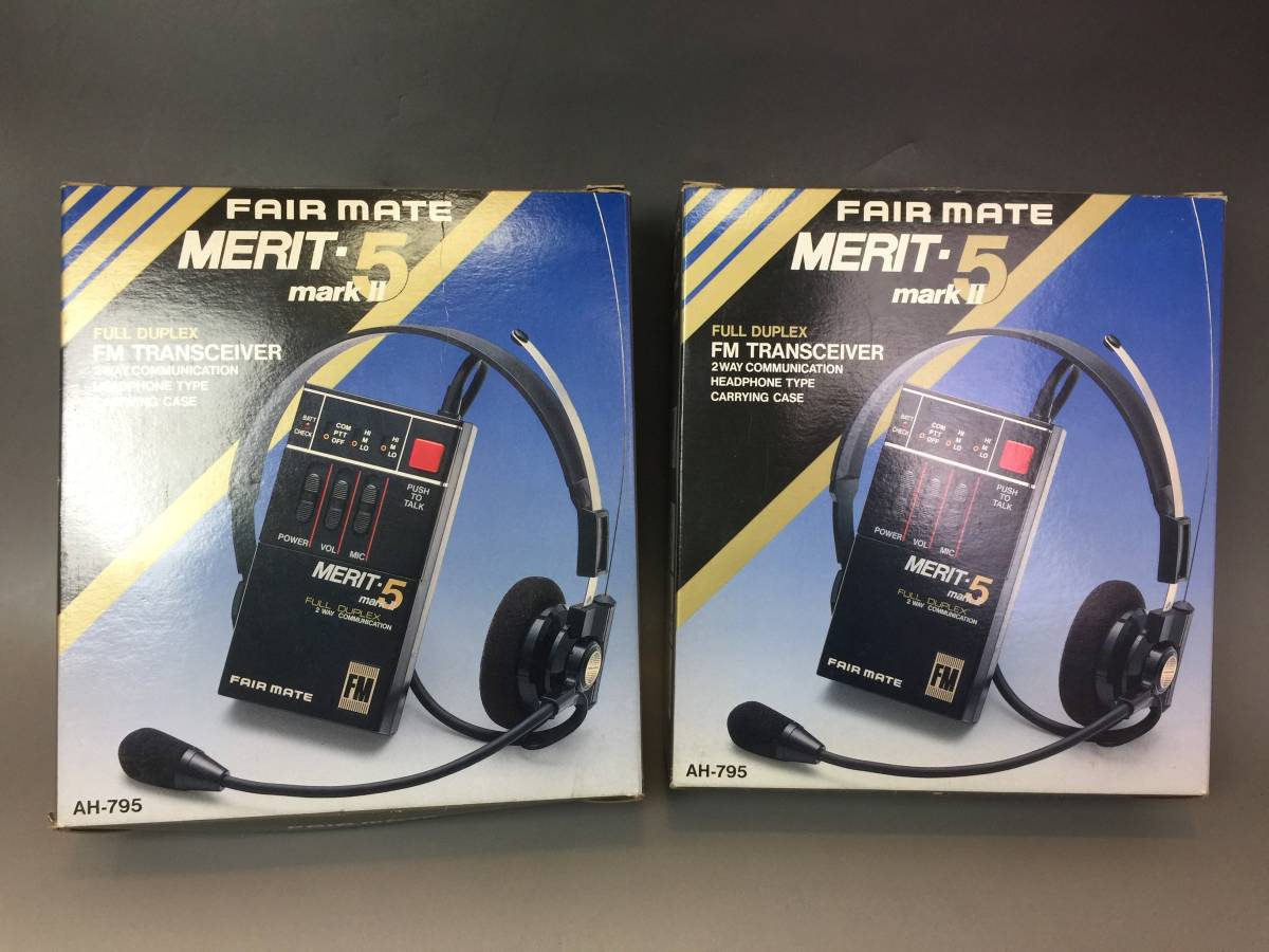 品 フェアメイト トランシーバー MERIT-5 mark2 AH-795 2台セット FAIR MATE(ハンディ)｜売買されたオークション ...
