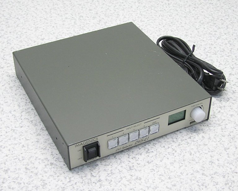 IMAGENICS/イメージニクス DVS-41 4入力 1出力 DVI セレクター HDCP対応 通電OK(その他)｜売買されたオークション情報、yahooの商品情報をアーカイブ公開 ...