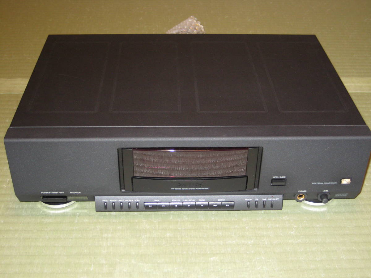 PHILIPS フィリップス CD951 ギア交換 整備済 リモコン 取扱説明書付属 CDプレーヤー(一般)｜売買されたオークション情報 ...